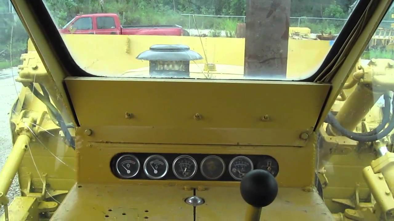 Caterpillar D8K cold startup test