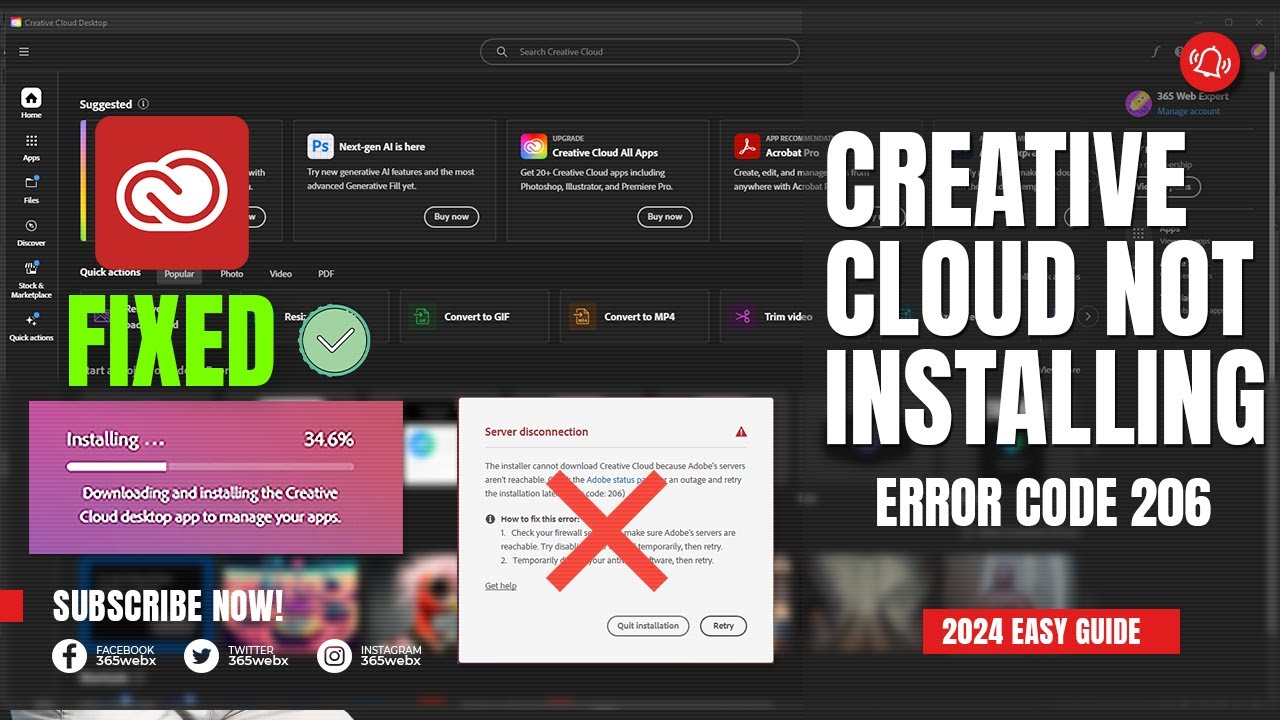 FIX ✅ Adobe Creative Cloud 2024 
