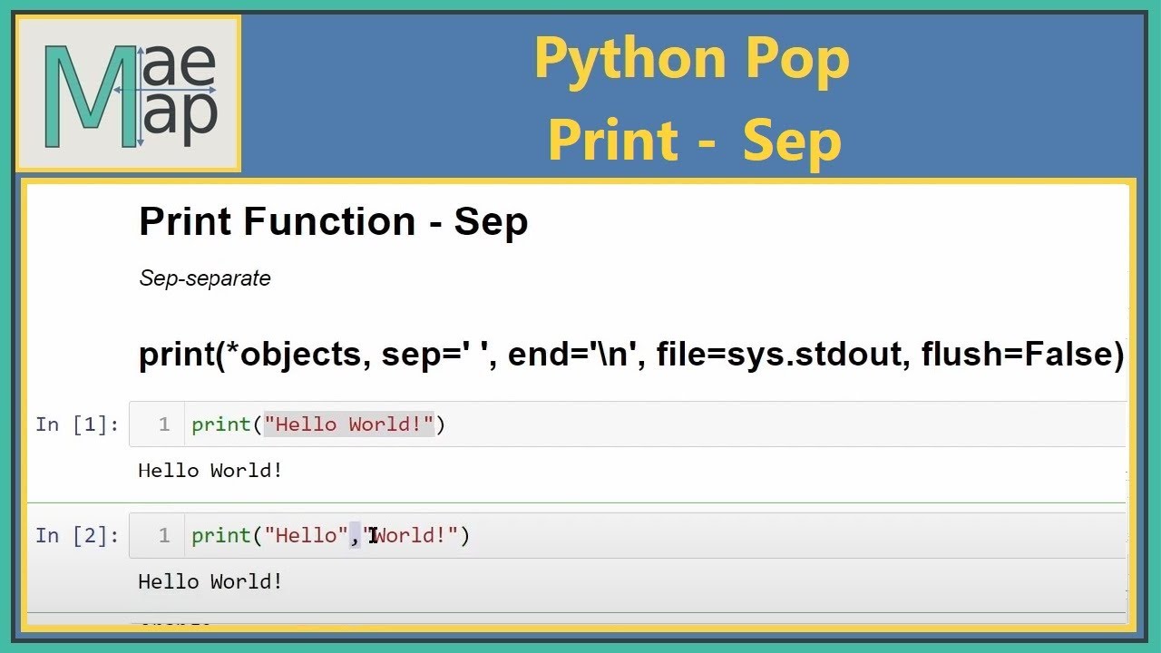 Python Pop: Print - Sep