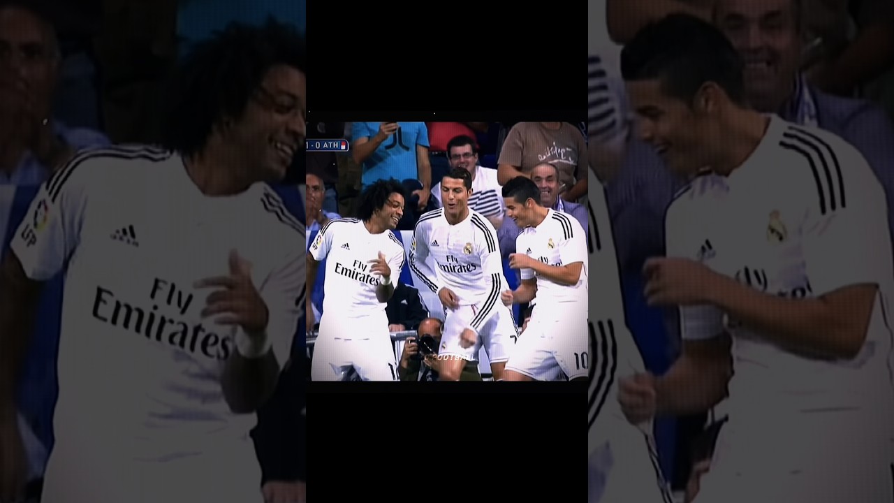 Ronaldo, Marcelo and James dance 🕺