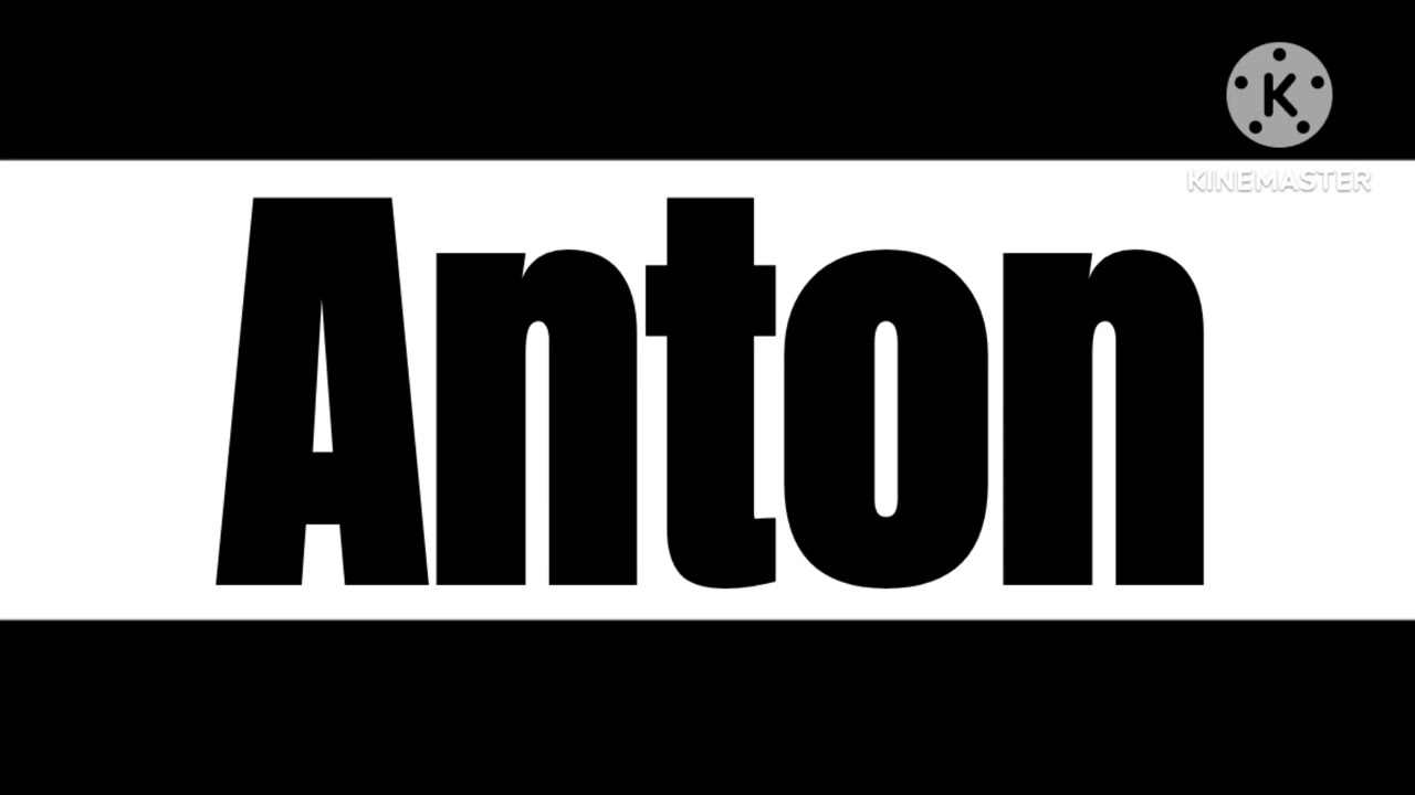 Anton Font Creator
