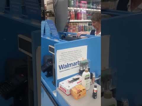 Raises lady at Walmart trying to get me to use my credit card twice