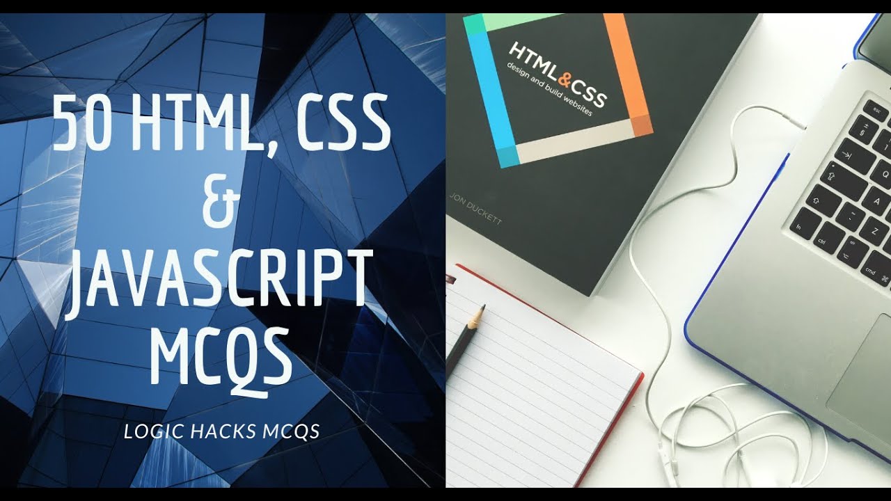 50 Html, Css & Javascript Mcqs
