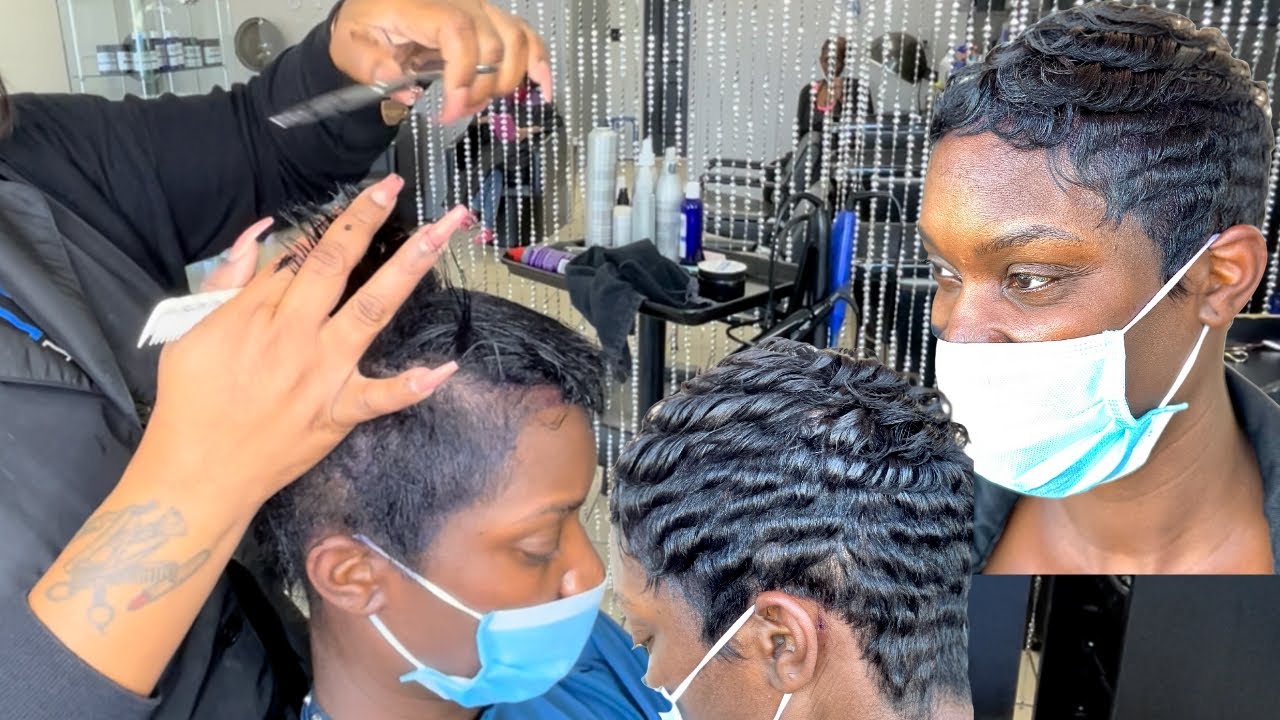 Pixie cut | how to curl short hair