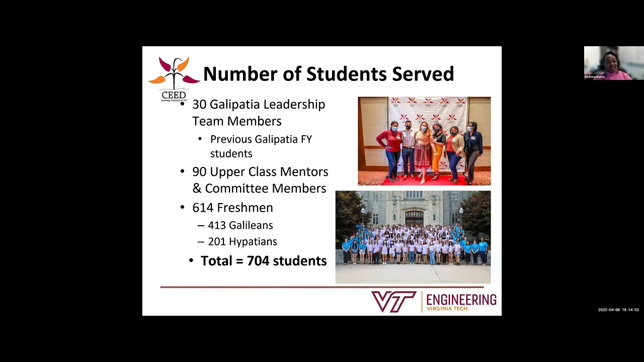 Hypatia/Galileo and Peer Mentoring Program Information Webinar 2025