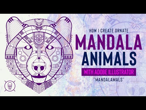Creating Ornate Mandala Animals in Adobe Illustrator