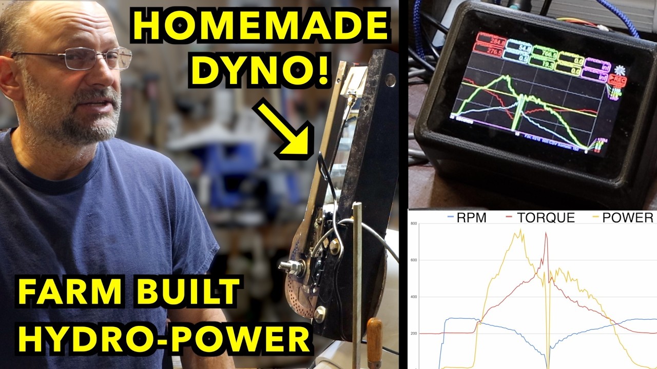 DIY HydroElectric. Building A Custom Dynamometer For Testing Turbines.