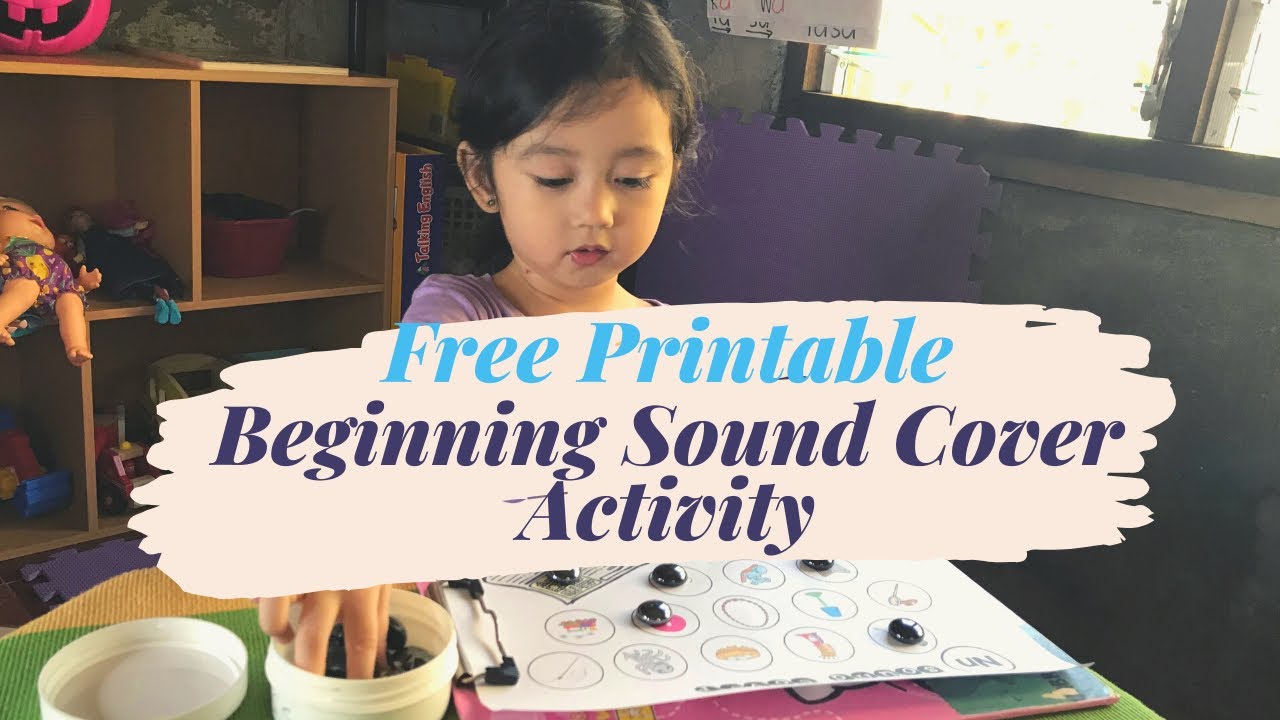 Free printable | Beginning Sound Cover Activity