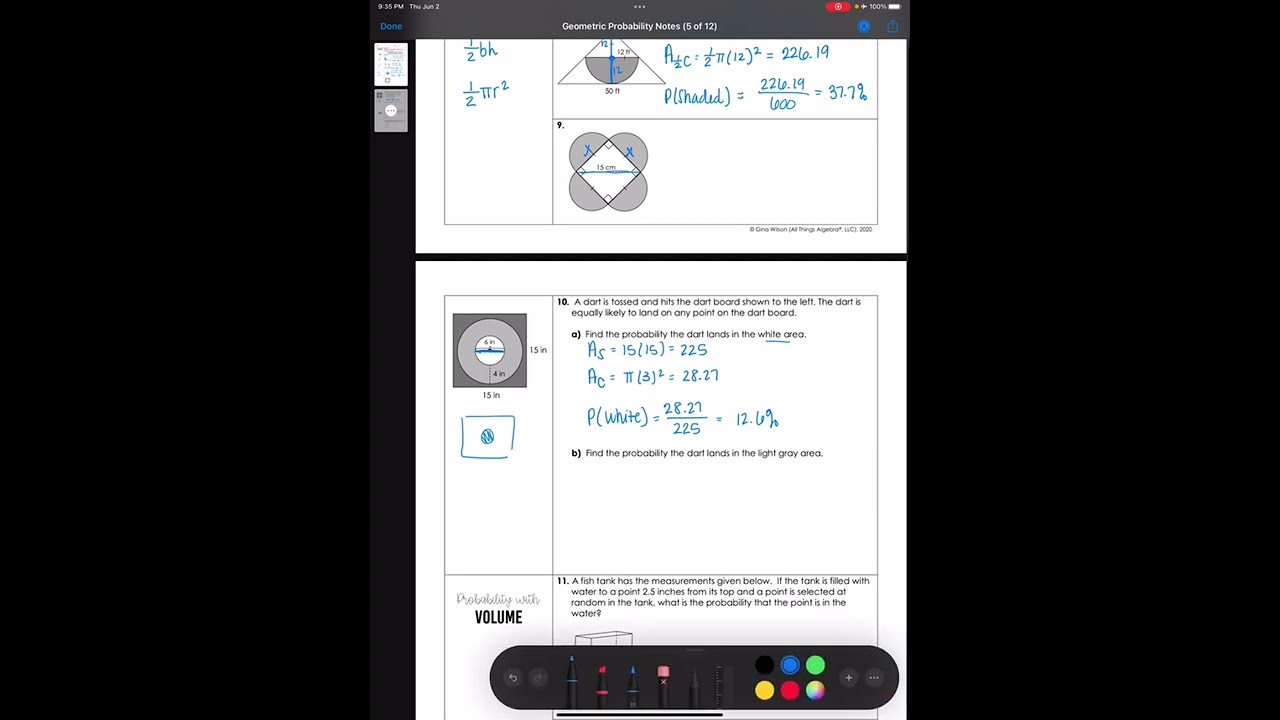 Geometric Probability Notes