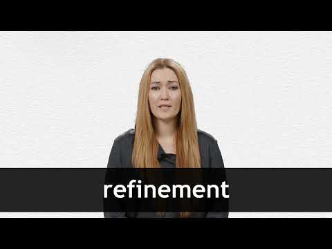 REFINEMENT definition and meaning | Collins English Dictionary