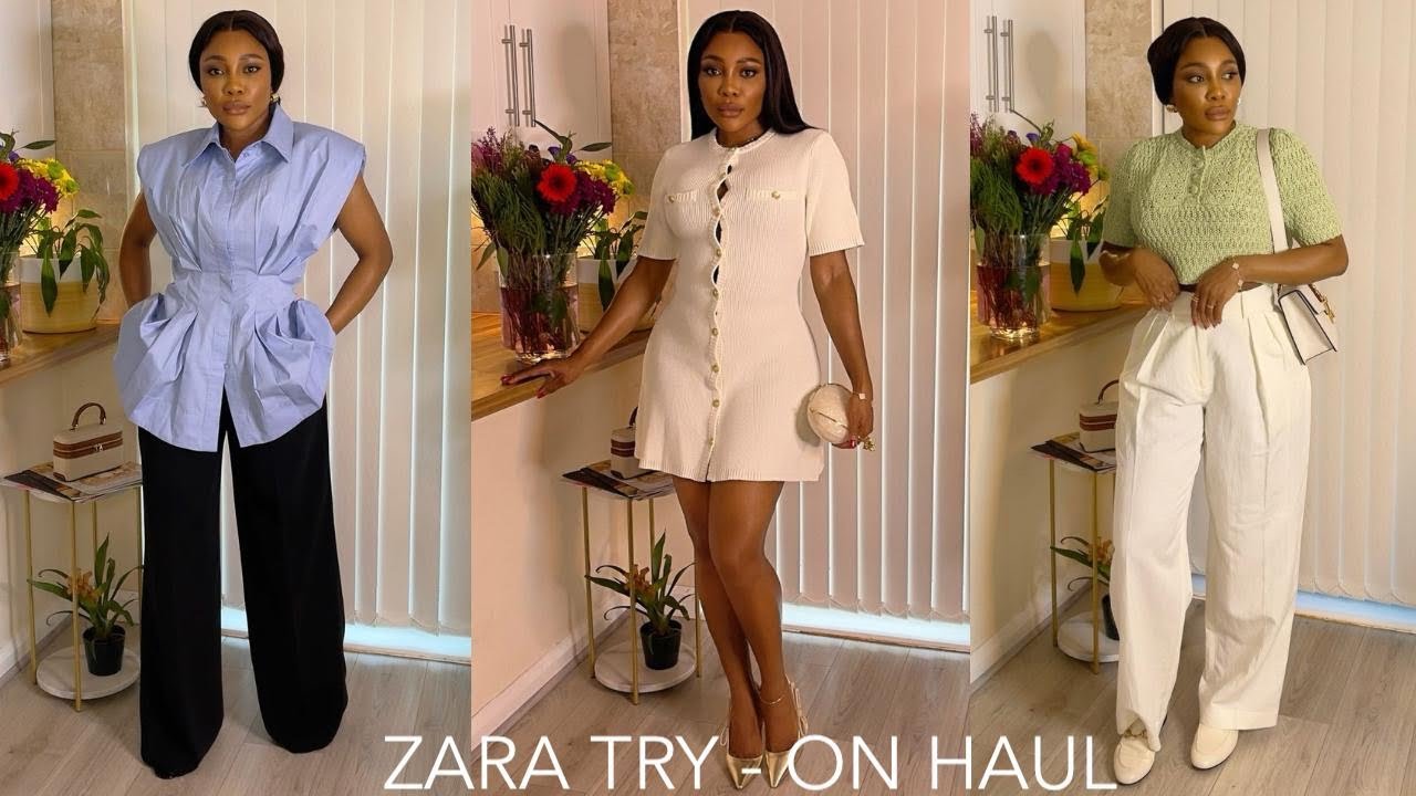 ZARA SPRING TRY-ON HAUL  + H&M IN NEW SPRING 2024 | Lydia Treanor
