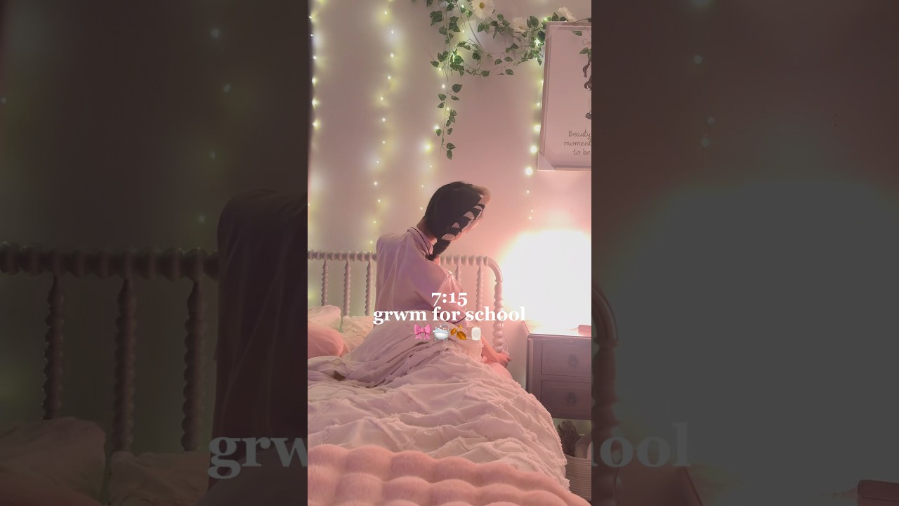 grwm for school😋 #grwm #school #grwmforschool #ootd #aesthetic #routine #makeup #skincare #shorts