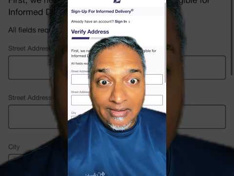 How to sign up for USPS Informed Delivery service? #usps #junkmail #mailbox #postman #snailmail
