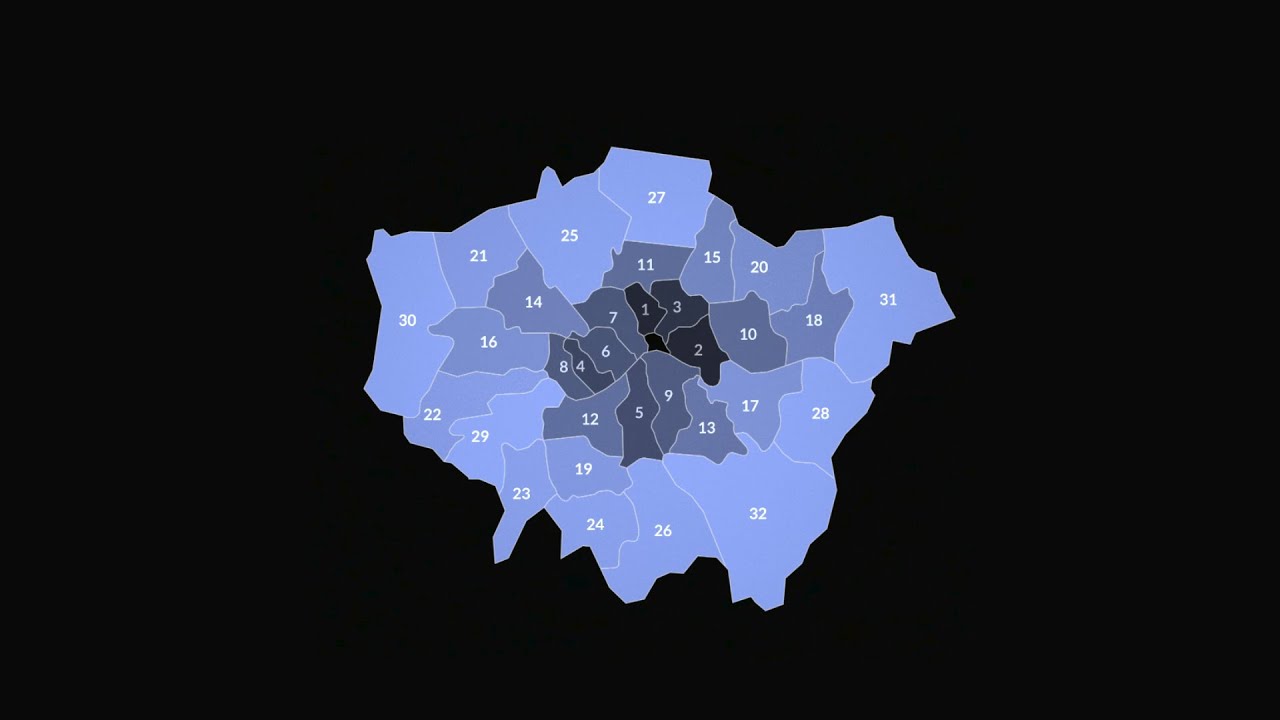 Choropleth Map animation of London