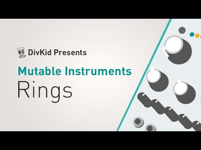 MUTABLE-INSTRUMENTS Rings Module eurorack