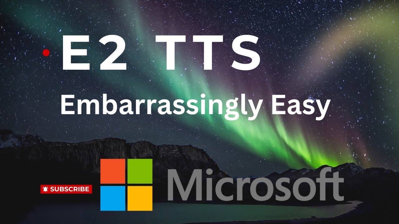 Embarrassingly Easy E2 TTS Model from Microsoft