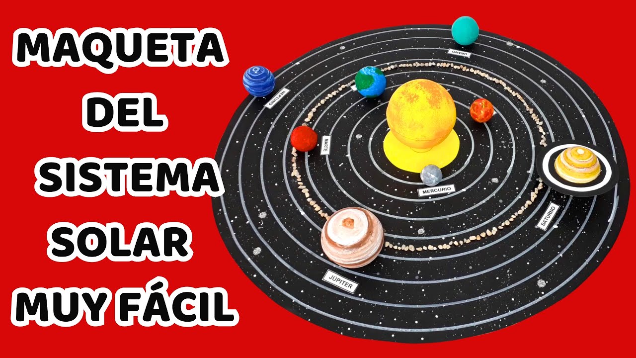 HOW TO MAKE A MODEL OF THE SOLAR SYSTEM WITH MOVEMENT