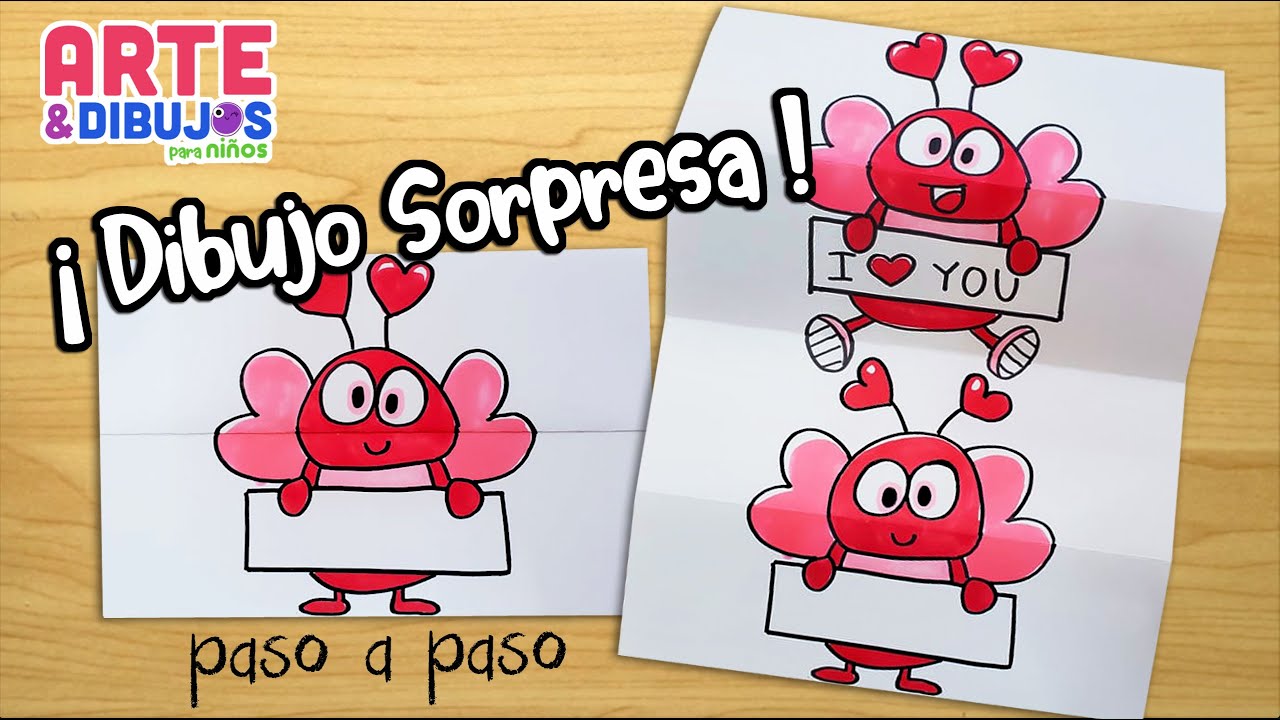 How to draw a CARD | Valentine's Day | SURPRISE DRAWING