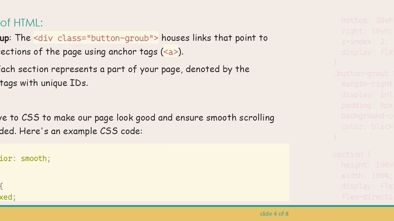 Creating a One-Page Scroll Navigation Without JavaScript