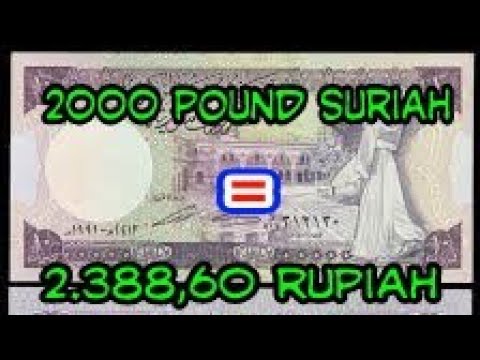 TERJAWAB! 2000 pound Suriah berapa rupiah