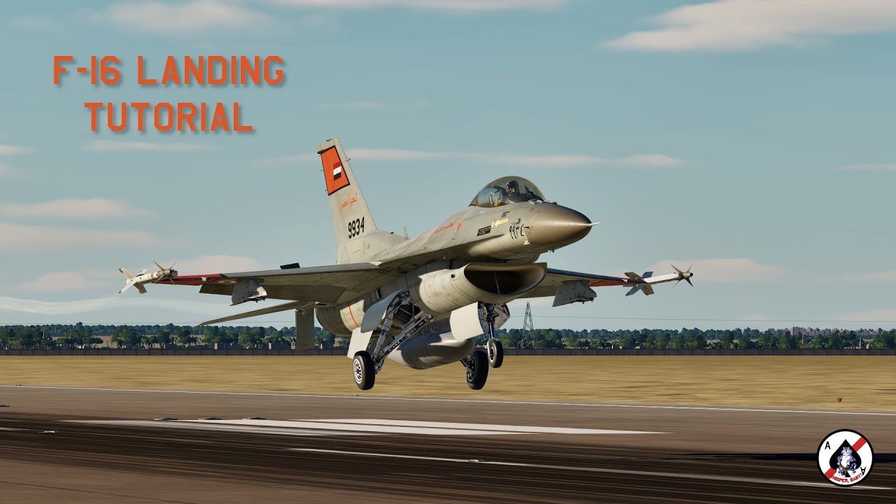 DCS World F-16 Landing Tutorial