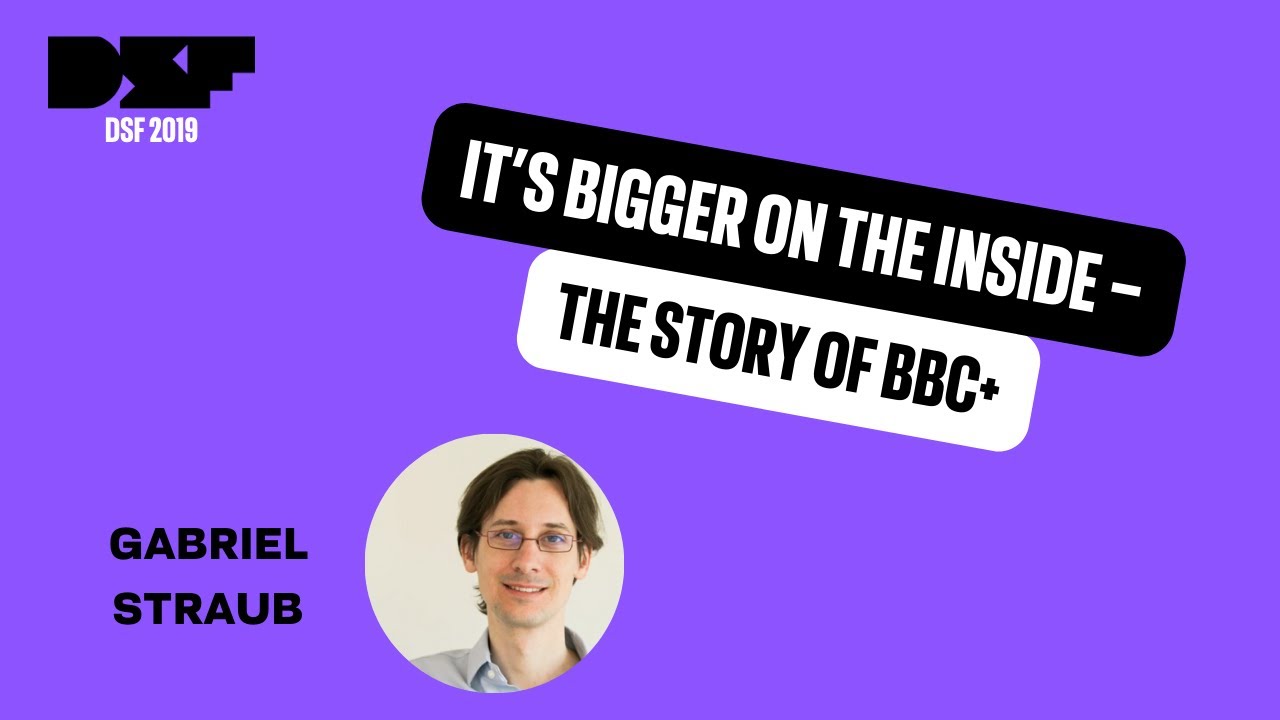 It’s Bigger on the Inside – the story of BBC+ - Data Science Festival