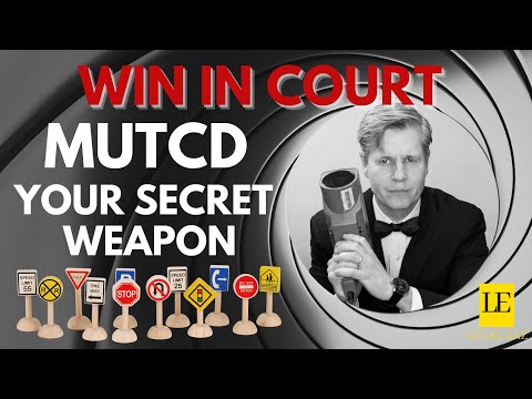 MUTCD Traffic Ticket Defense | Use this Weapon for All Traffic Ticket Cases