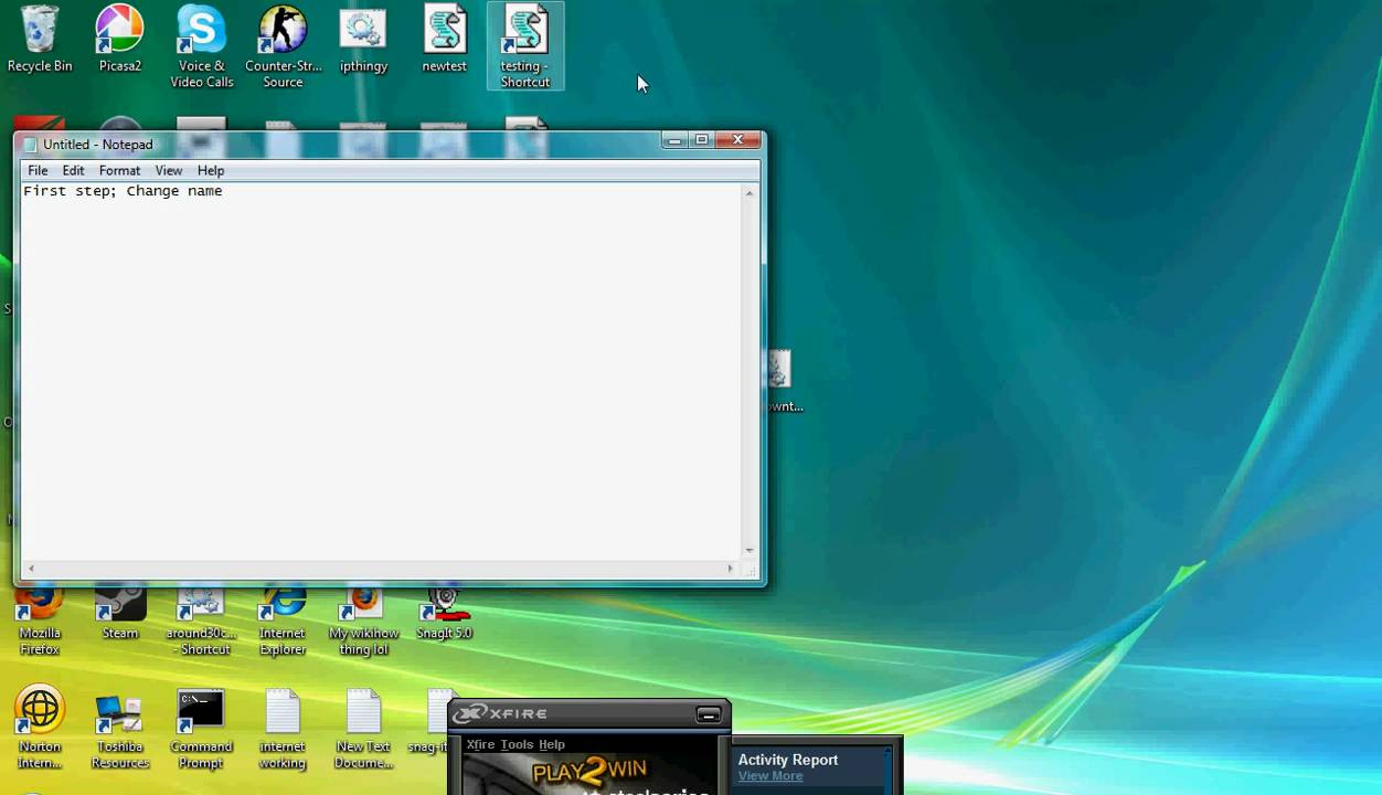 How to Shutdown a computer using notepad!!