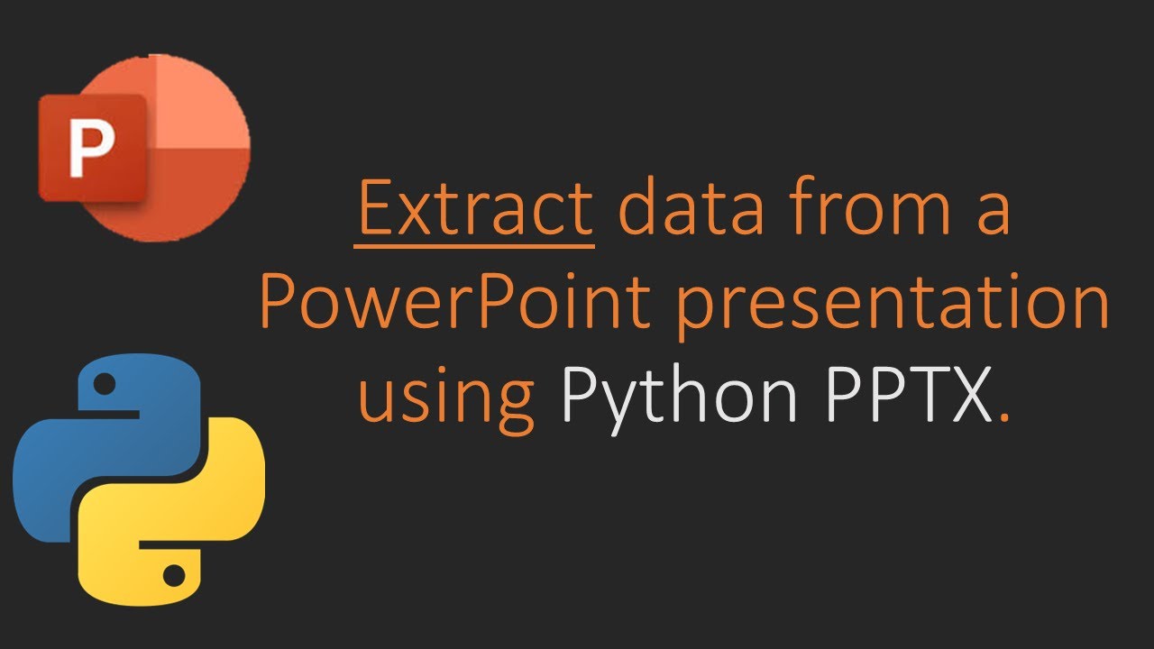 How to get data from PPTX file into Pandas DF with Python. Python PPTX PowerPoint package.