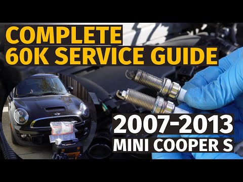 Complete 2007-2013 Mini Cooper S Oil Change and Spark Plug 60k Service Guide (2nd Gen R56)