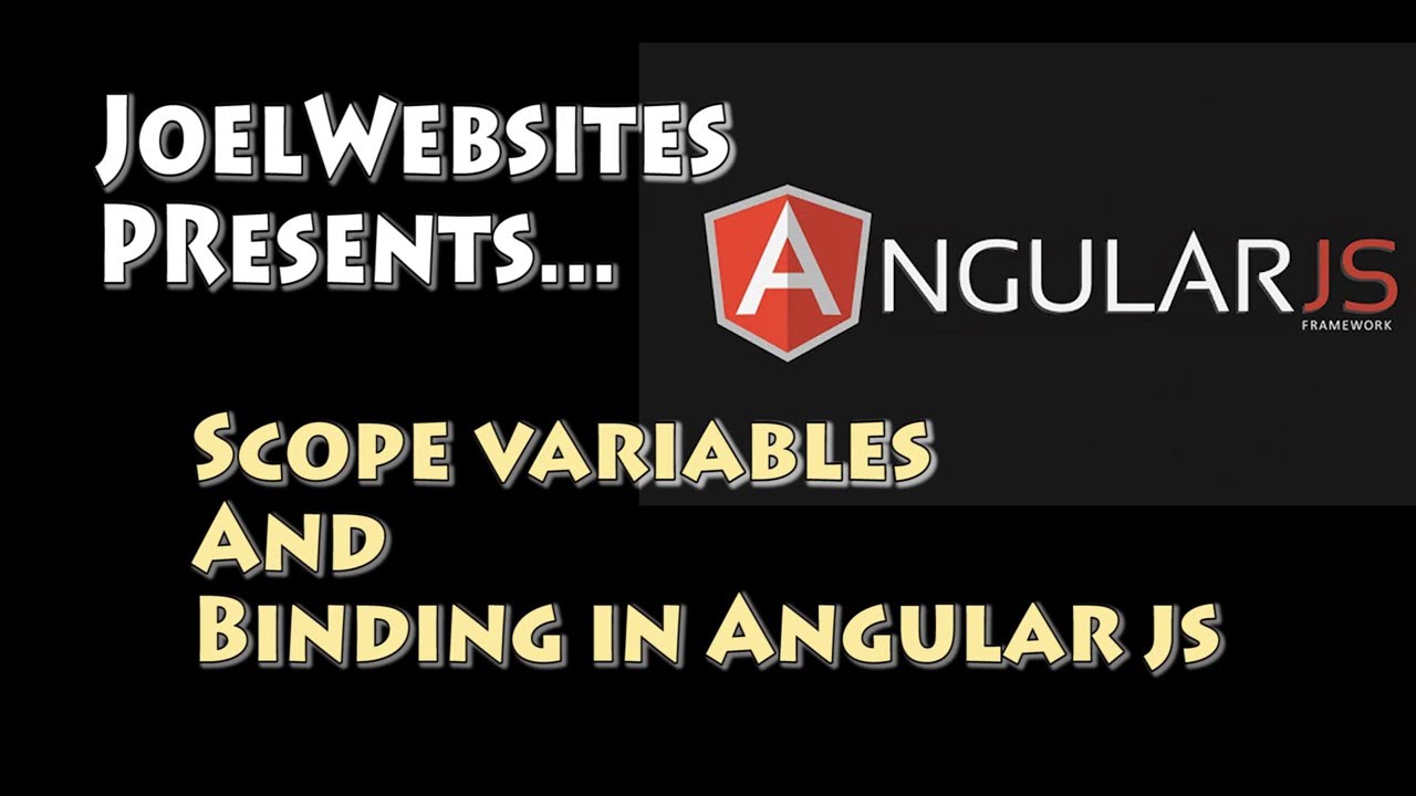 scope variable scope & binding - #6 Angular & Javascript Series