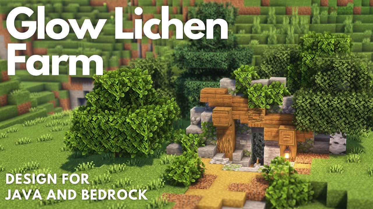 GLOW LICHEN FARM | Minecraft Tutorial | Java & Bedrock 26.1