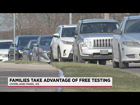 Thousands line up for testing before returning to school