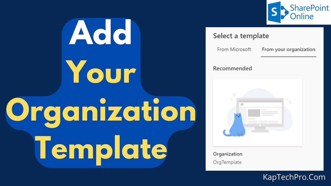 How To Create Custom Site Template In SharePoint Online