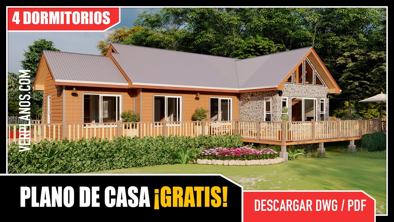 Beautiful Country House (DWG / PDF)