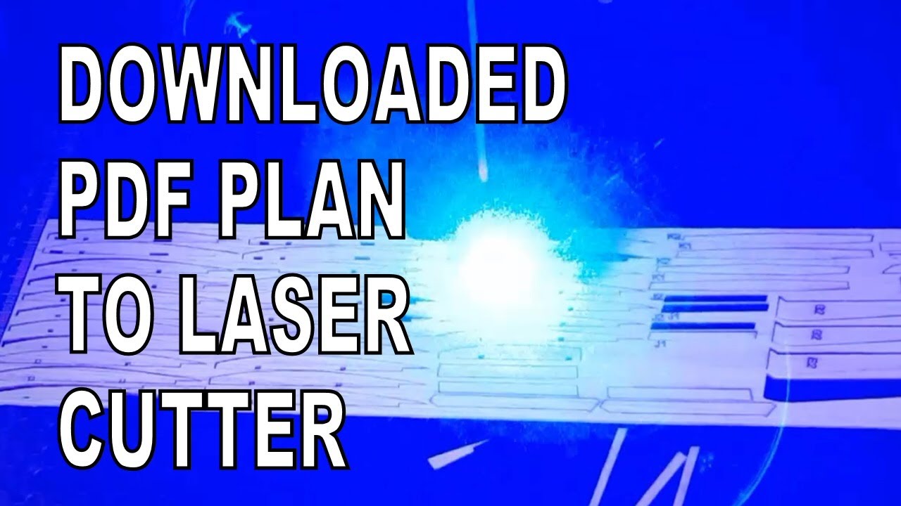 How to Trace a PDF Plan in Lightburn for Laser Cutting