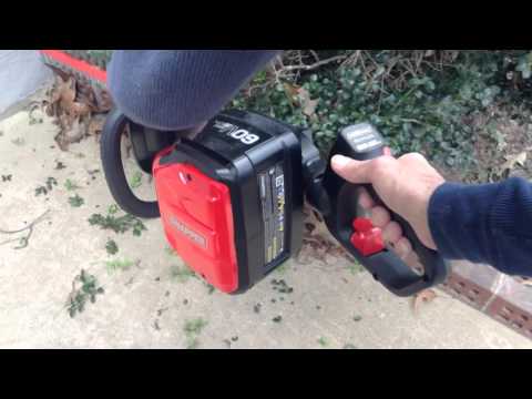 Snapper 60V Hedge Trimmer, 2Ah Battery and Charger Included SH60V ...