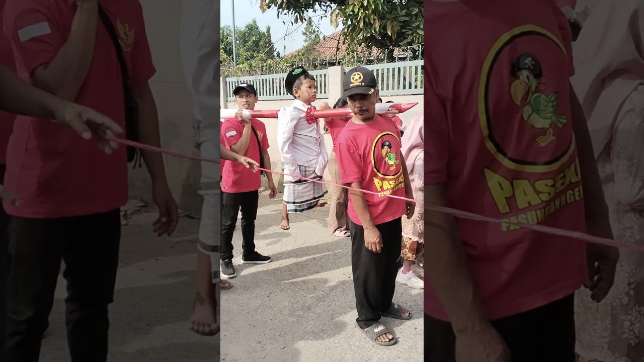 kostum tertusuk bambu karnaval 17 agustus #shorts