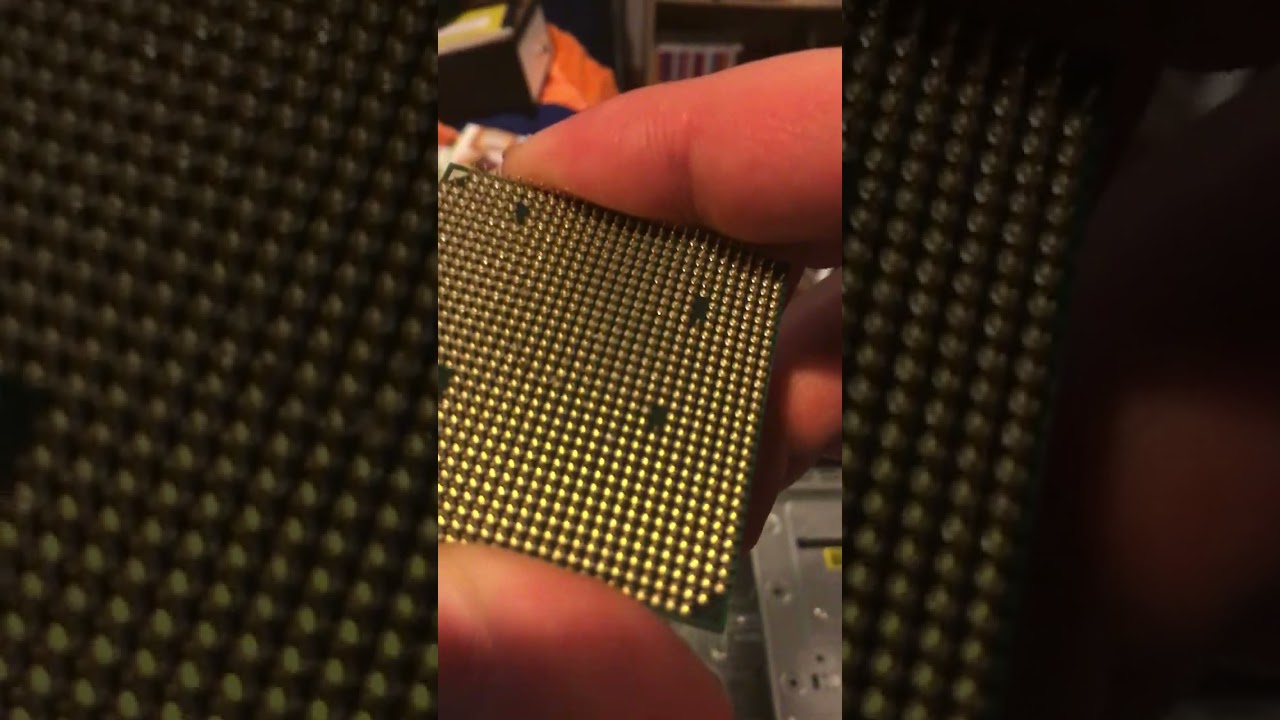 Computer Problems P. 4 final: The Pins on the CPU are bent. 🤬