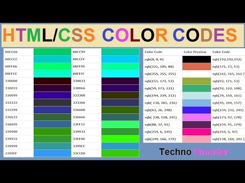 html color code