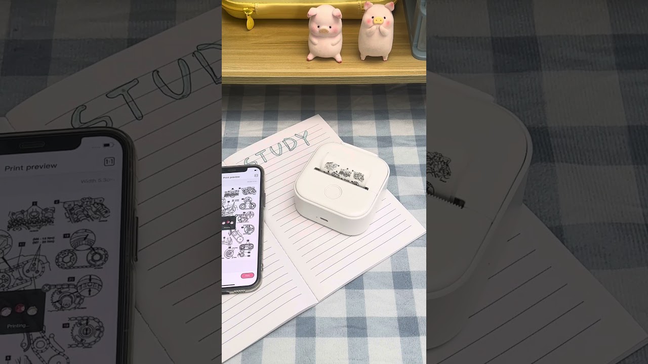 Every student deserves a mini sticker printer for study notes#biology #study #notes #miniprinter