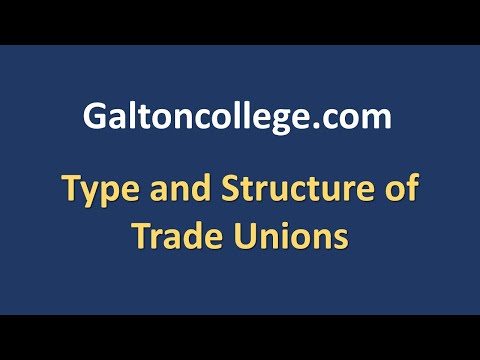 Type and Structure of Trade Unions