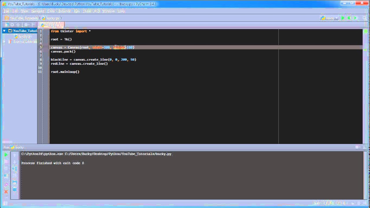 Python GUI with Tkinter - 13 - Shapes and Graphics