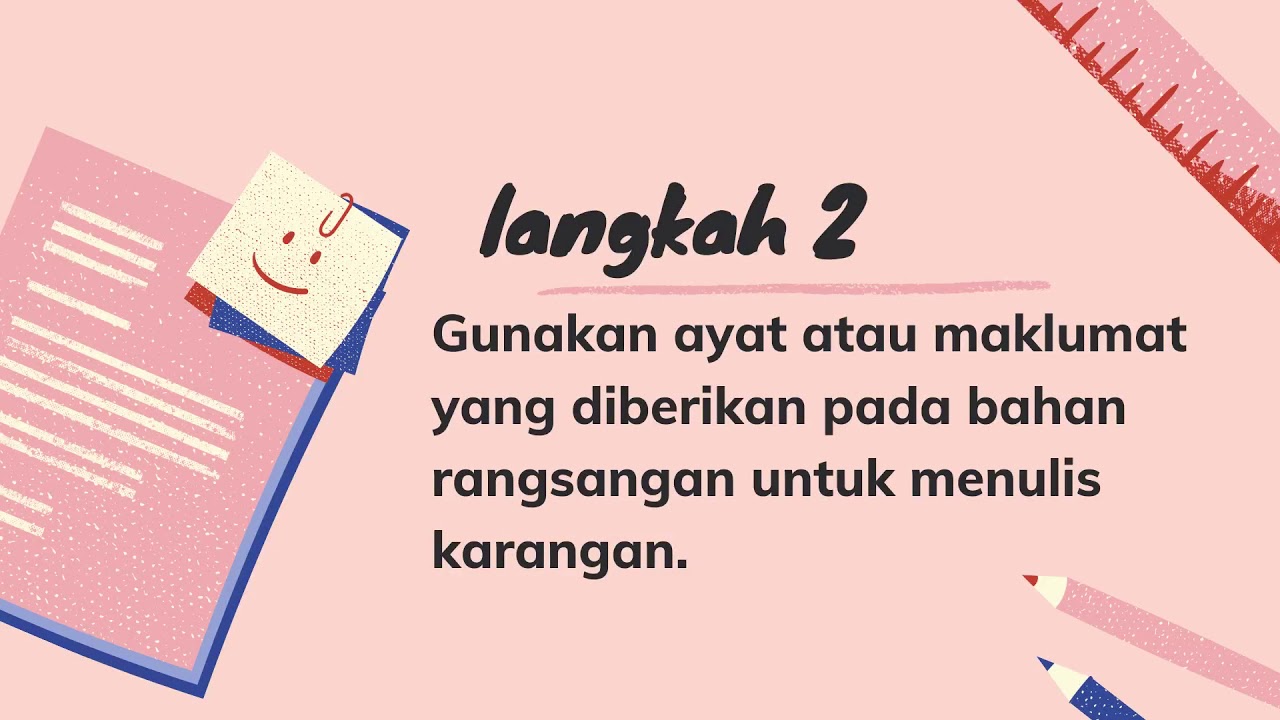 Panduan Menulis Karangan Pendek [ Tingkatan 1 hingga Tingkatan 3 ]