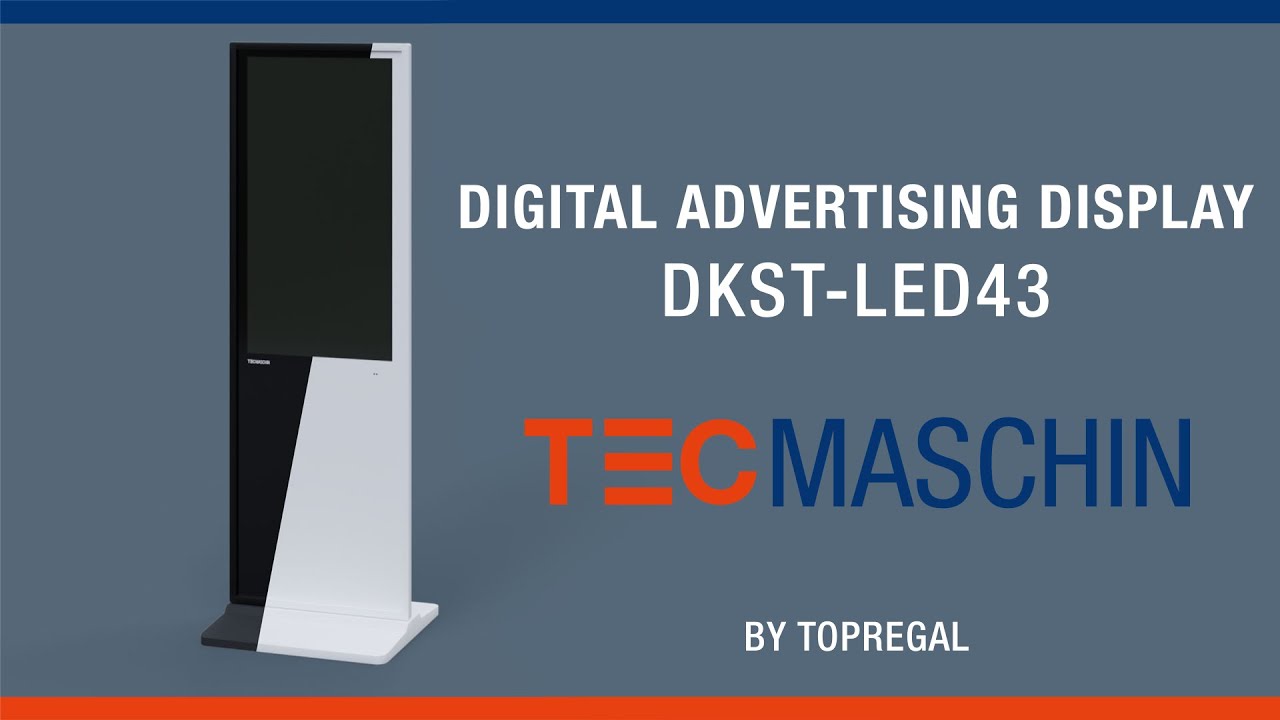 Digital advertising LED display DKST-LED43 (TecMaschin)