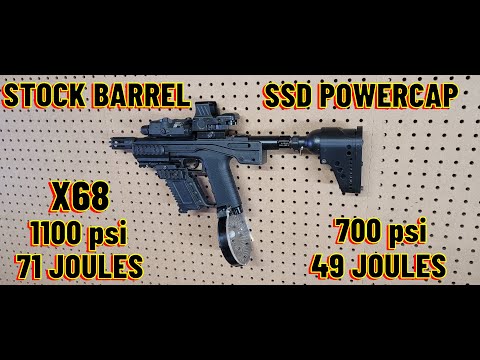 Pistelle X68 SSD Powercap Stock Barrel HPA Powertest