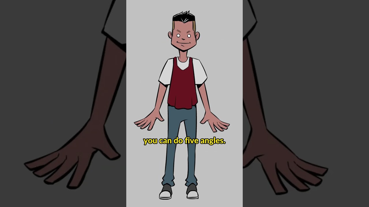 How many angles do you need for a character turnaround?