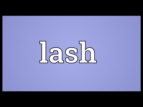 Lash Meaning