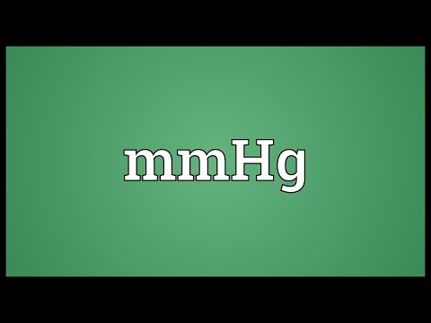 MmHg Meaning