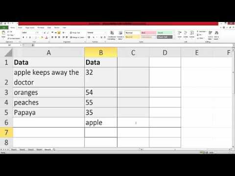 Excel Formulas and Functions : How to EXTRACT the first word from the sentence?